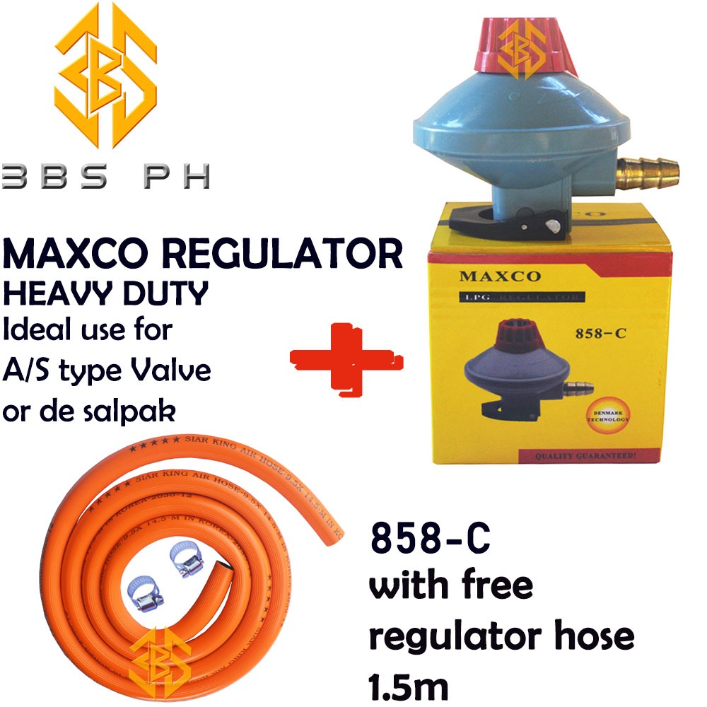 Maxco Lpg Regulator De Salpak Snap On 858C Heavy Duty With Free ...