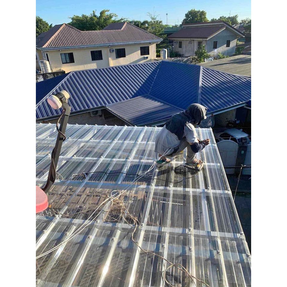 8FT SKYLIGHT ROOF, RIB TYPE , POLYCARBONATE ROOF CLEAR,TRANSPARENT ROOF ...