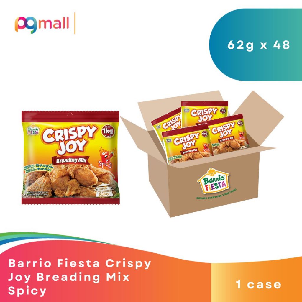 Barrio Fiesta Crispy Joy Breading Mix Spicy 62g - CASE (48PCS) FG000961 ...