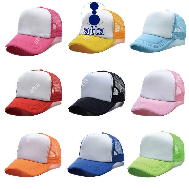 Adjustable PLAIN MESH Plain Net Cap Snapback Baseball Cap For Men And ...