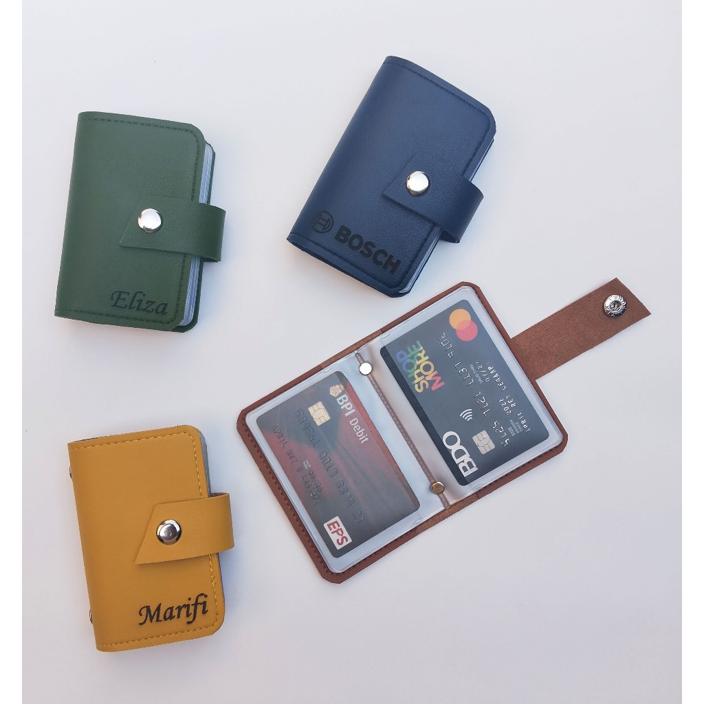 Personalized Cardholder, Leather card case, card cover, Pesonalized ...