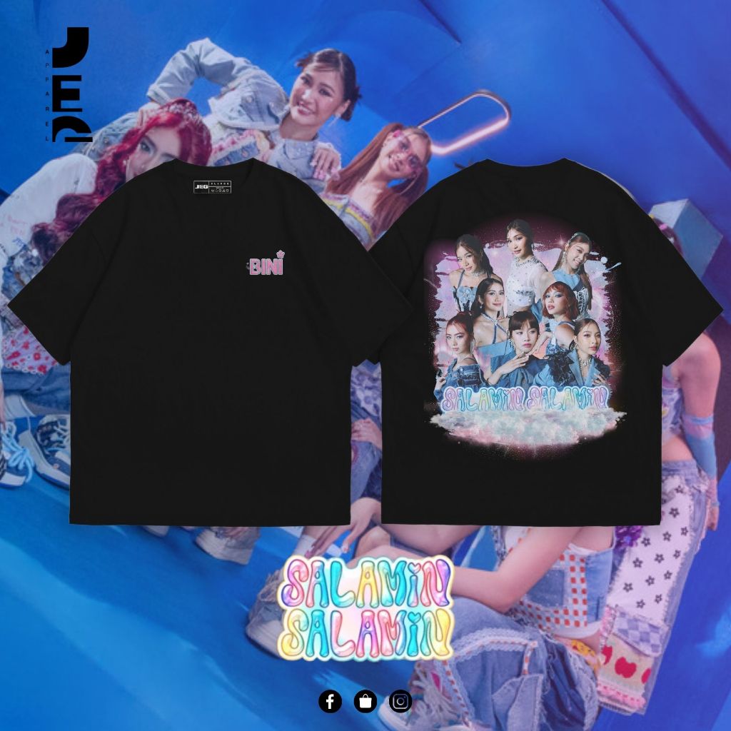 Bini - Salamin Salamin Inspired Bootleg Shirt | Shopee Philippines