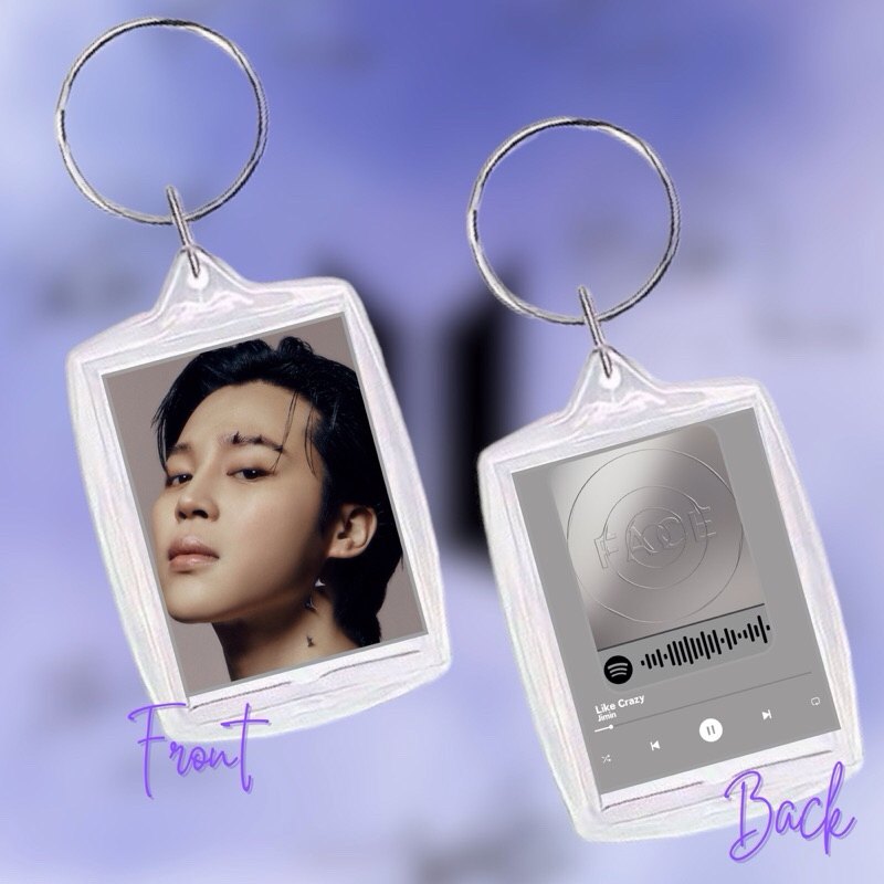 BTS Keychain with Spotify QR code | Shopee Philippines