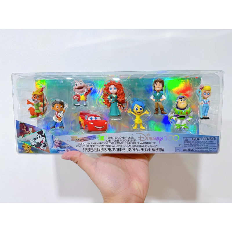 DISNEY100 Years of Celebration Collection Figures - 9-Pack Spirited ...