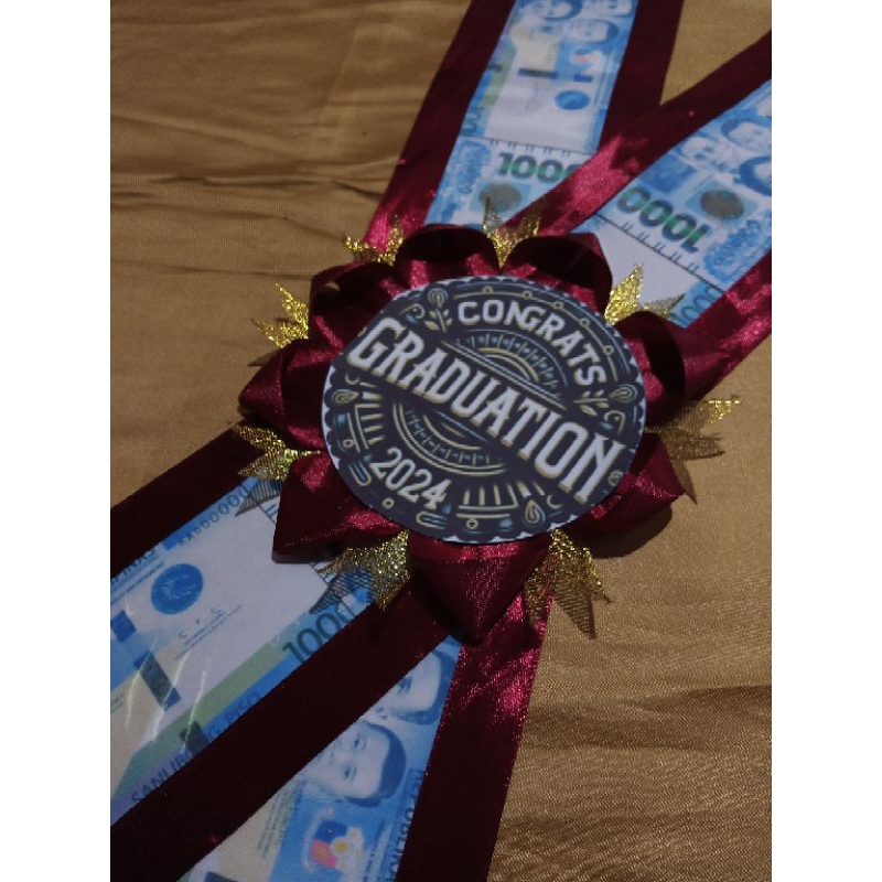 20 pesos CASHBACK LOWEST MONEY GRADUATION GARLAND SASH BEST GRADUATION ...