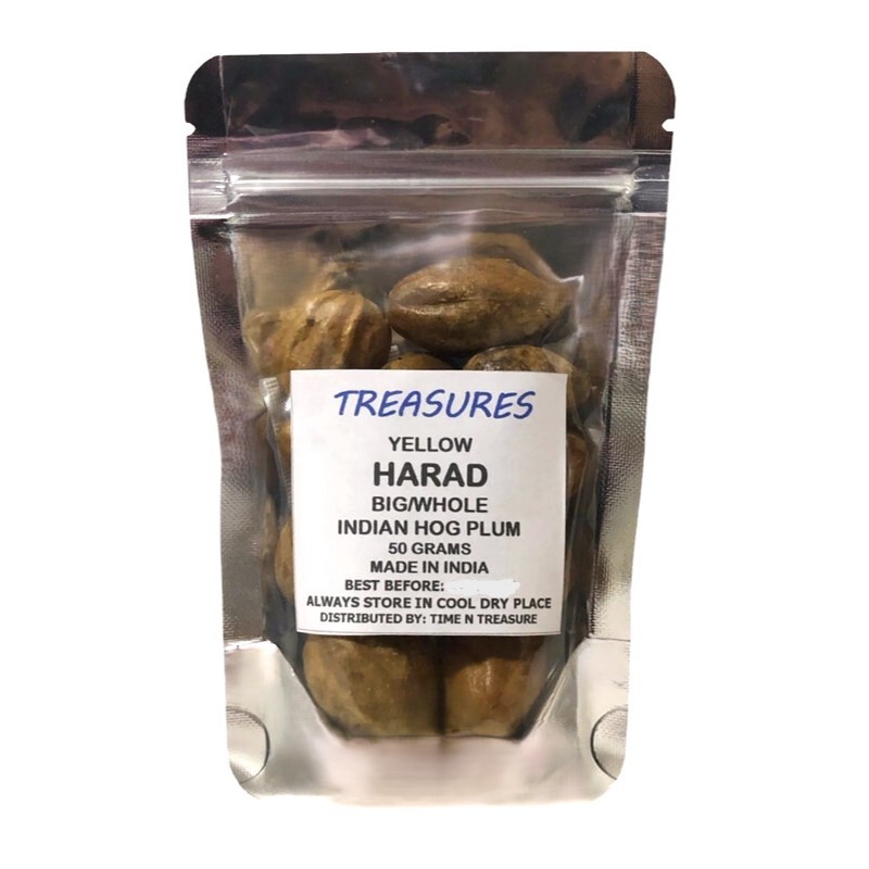 Treasures Harad - Yellow - Big/Whole - Indian Hog Plum-Dried Haritaki ...