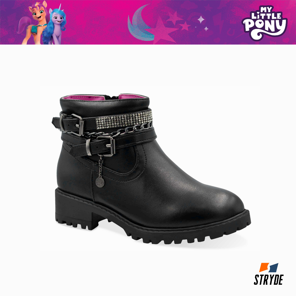 Hasbro My Little Pony Heel Ankle Boots for Kids Girls Polymnia | Shopee ...