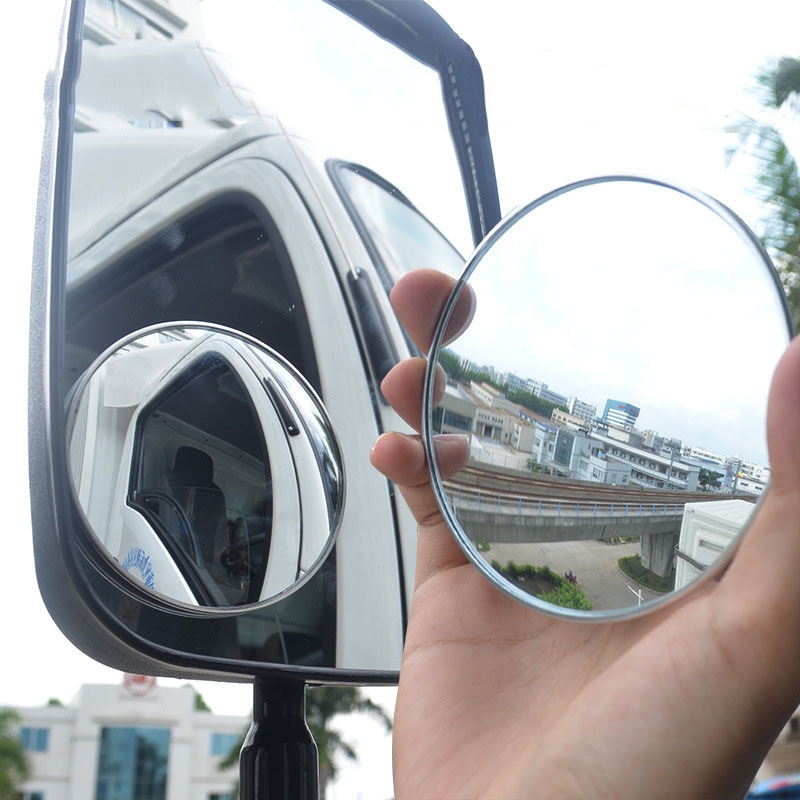 1PC 70/90mm Automotive Blind Spot Convex Mirror, Wide Angle Rear View ...