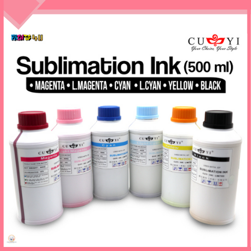 CUYI Sublimation Ink 500ml for EP SON Printer | Shopee Philippines