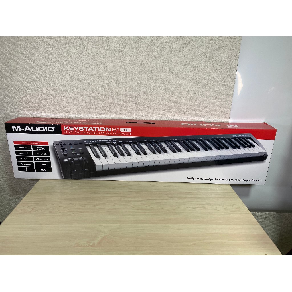 【Legit】 M-Audio USB MIDI Keyboard 61 keys Piano sound source software ...