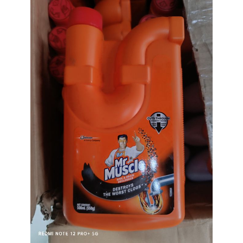 Mr muscle Sink And Drain Declogger 500ml | Shopee Philippines