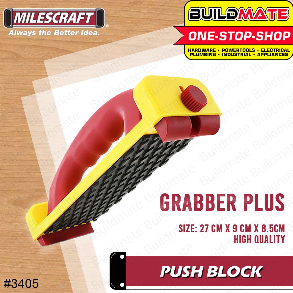 BUILDMATE Milescraft Grabber Plus Multi-purpose Push Block with Locking ...