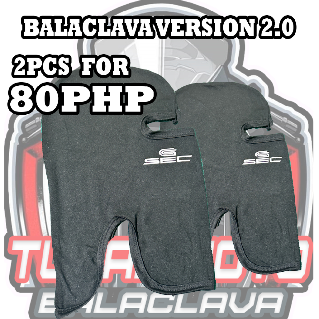 SEC Vinyl Logo Motorcycle Helmet FULL Face Cover BALACLAVA | Shopee ...