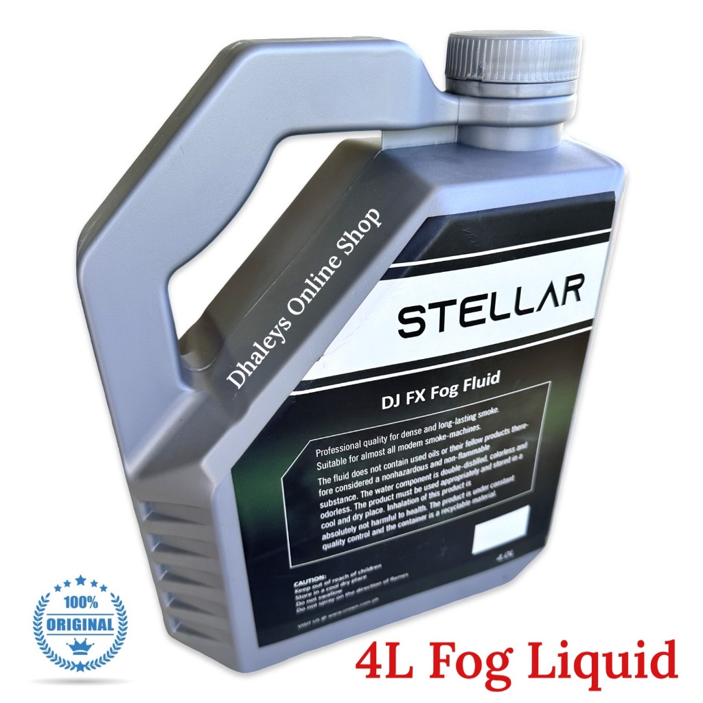 Stellar 4liters Stage Fog Fluid For Fog Machine HIGH DENSE Fog Juice ...
