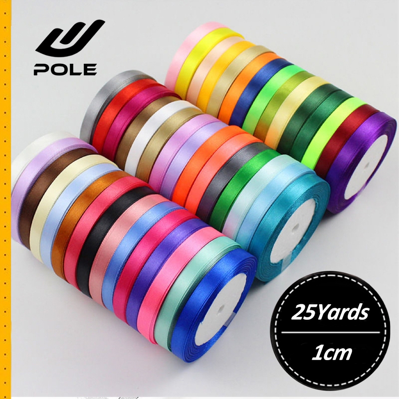 (25 Yards/Roll) 1cm Wide Ribbon Handicraft DIY Gift Packaging High ...
