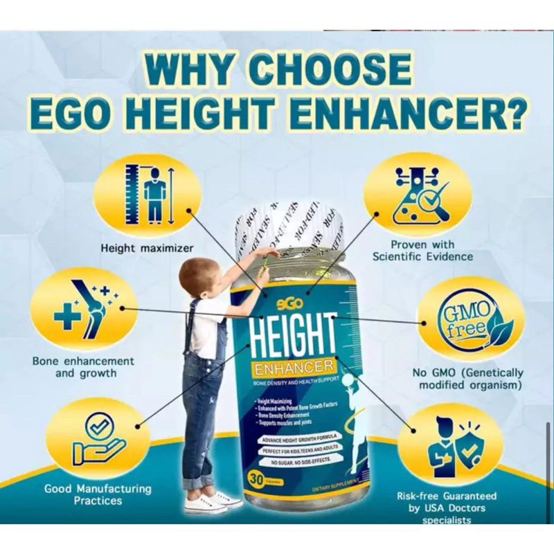 EGO HEIGHT ENHANCER FDA APPROVED | Shopee Philippines