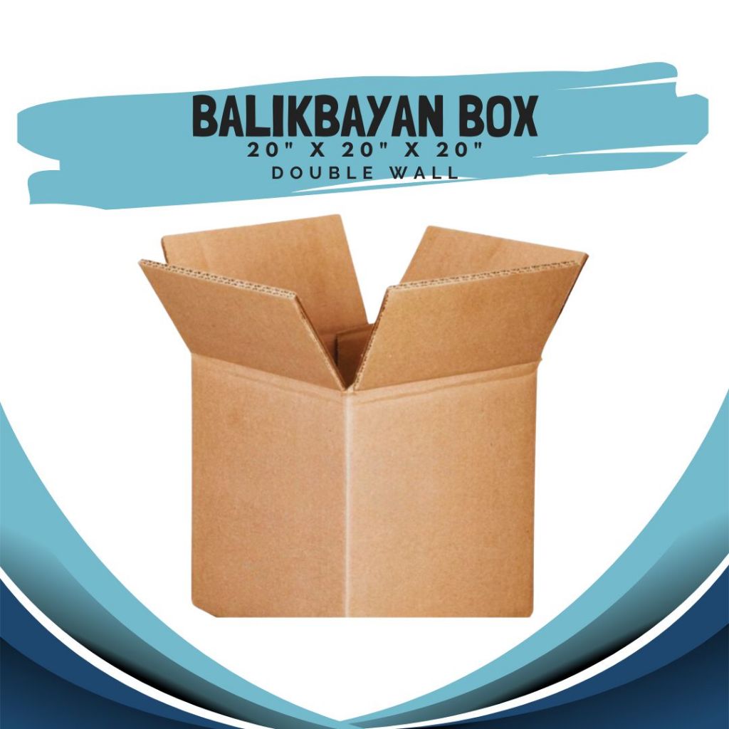 Balikbayan Box Double Wall (50x50x50cm) | Shopee Philippines