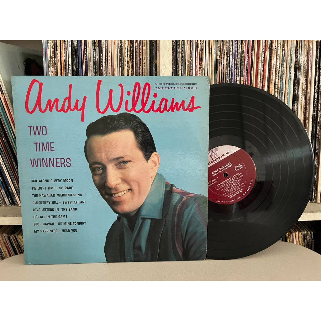 Andy Williams – Two Time Winners Vintage PLAKA VG+ A2 | Shopee Philippines