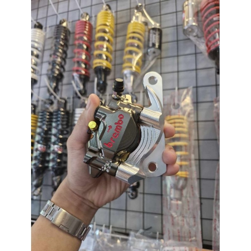BREMBO TURTLEBACK CALIPER WITH BRACKET MIO/WAVE | Shopee Philippines