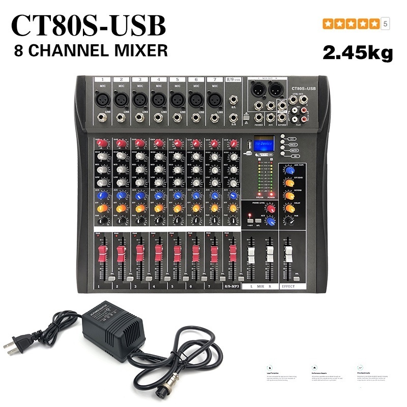 YAMAHA CT-80S 8 channel Mixer Bluetooth | Shopee Philippines