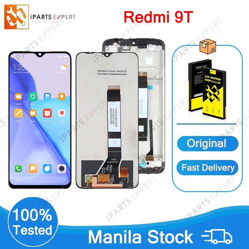 IPARTSEXPERT Xiaomi Redmi 9T Original LCD Display Touch Screen With ...
