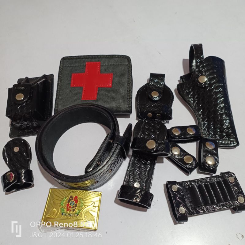 Security set belt complete accessories 38cal. | Shopee Philippines