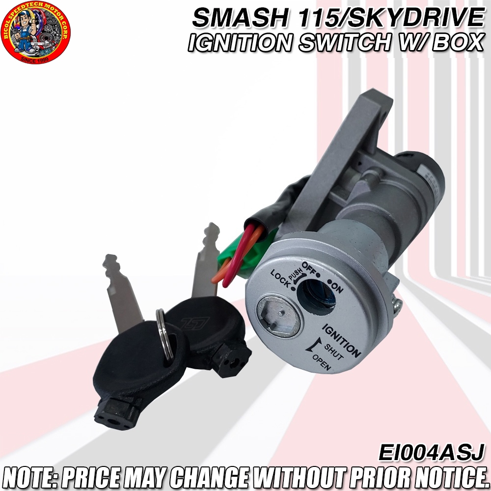 SMASH 115/SKYDRIVE IGNITION SWITCH W/ BOX (EI004ASJ) | Shopee Philippines