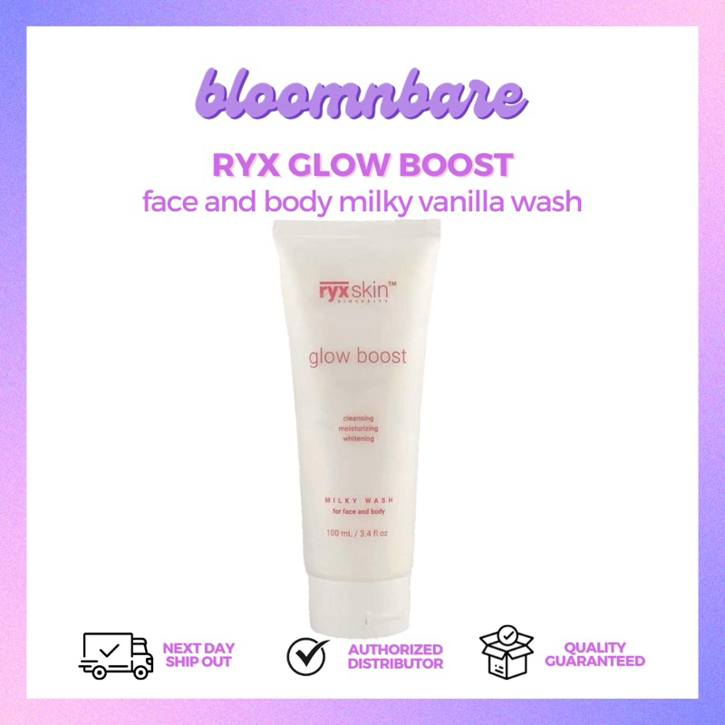 RYX Glow Boost Milky Vanilla Body Wash 120ml | Shopee Philippines