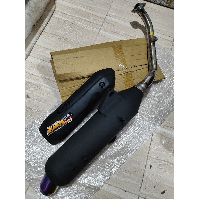 JVT V4 Tear Drop Power Pipe For 200cc up w/Bung Sensor [Aerox/Nmax v1 ...