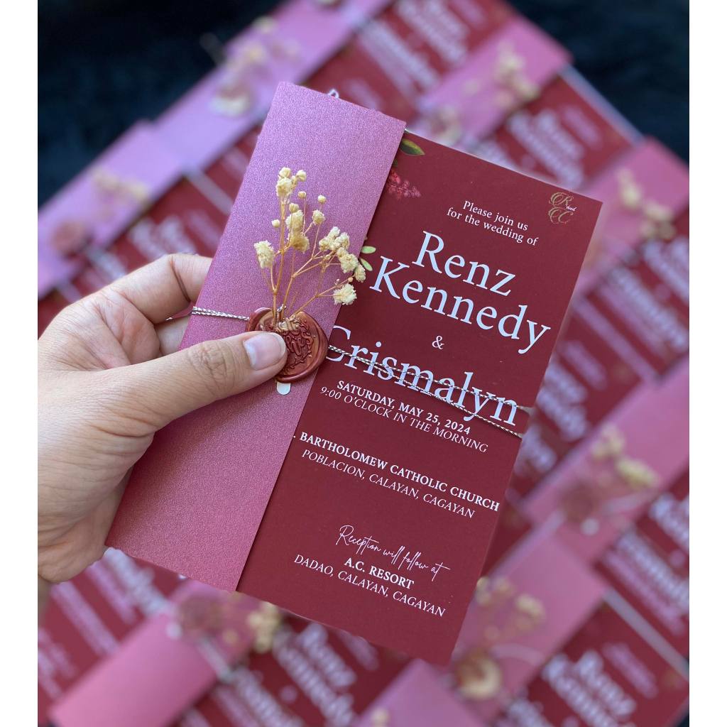 HALF-FOLDED COVER FOR INVITATION CARDS (FOR ALL OCCASIONS) 5X7 INCHES ...