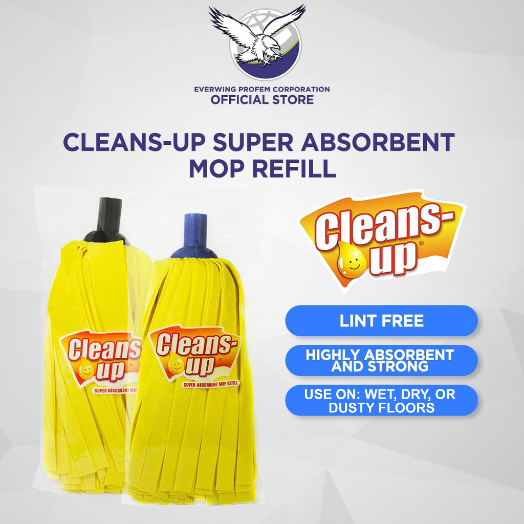 Cleans Up Super Absorbent Mop Refill | Shopee Philippines