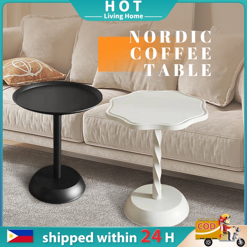 Nordic Coffee Table Small Round Table Living Room Tea Table Corner ...