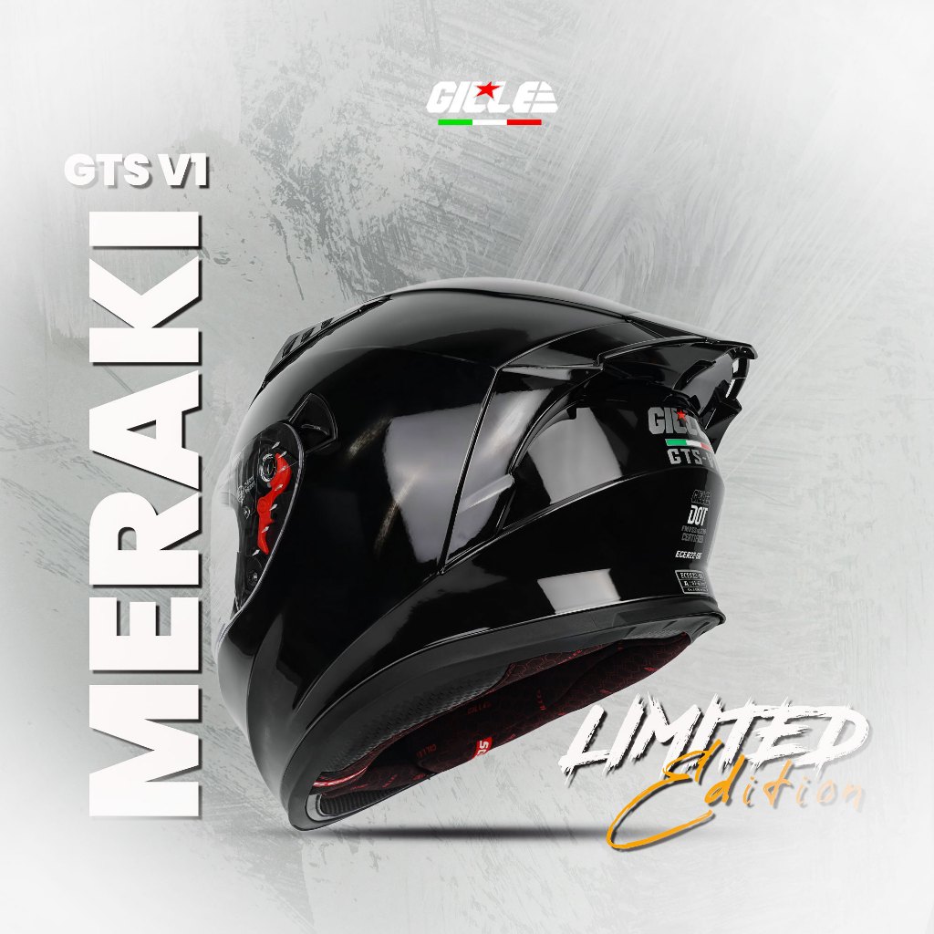 GILLE Helmet Limited Edition GTS V1 135 Meraki Handmade Polish Design ...