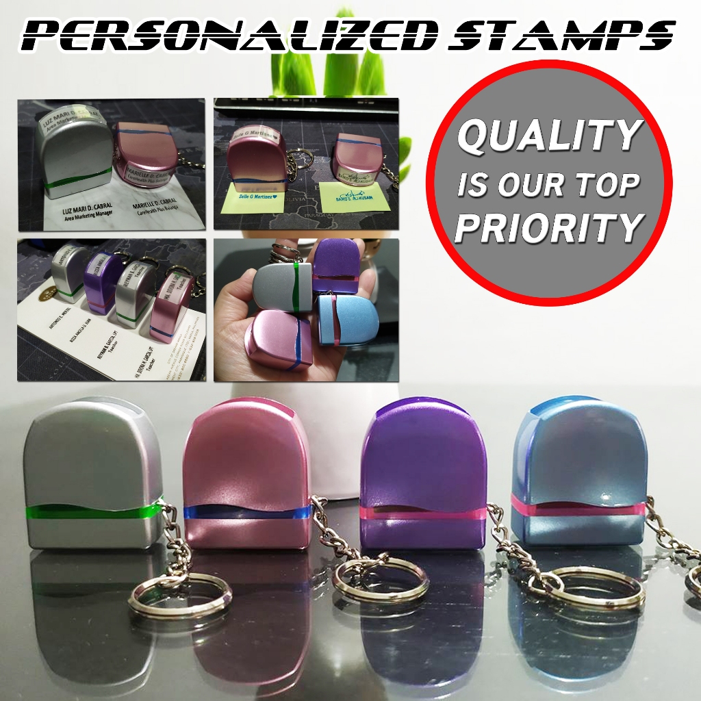 COD Personalize Self Inking Stamp Flash Stamp Trodat Stamp | Shopee ...