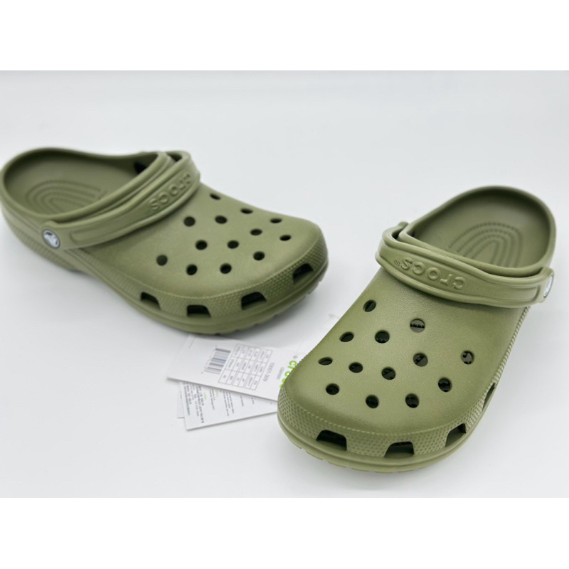ORIGINAL Classic Clog Army Green Crocs | Shopee Philippines
