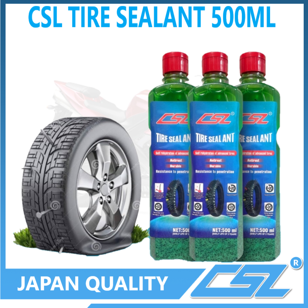 CSL Motorcycle TIRE SEALANT 500ML Japan Quality | Shopee Philippines