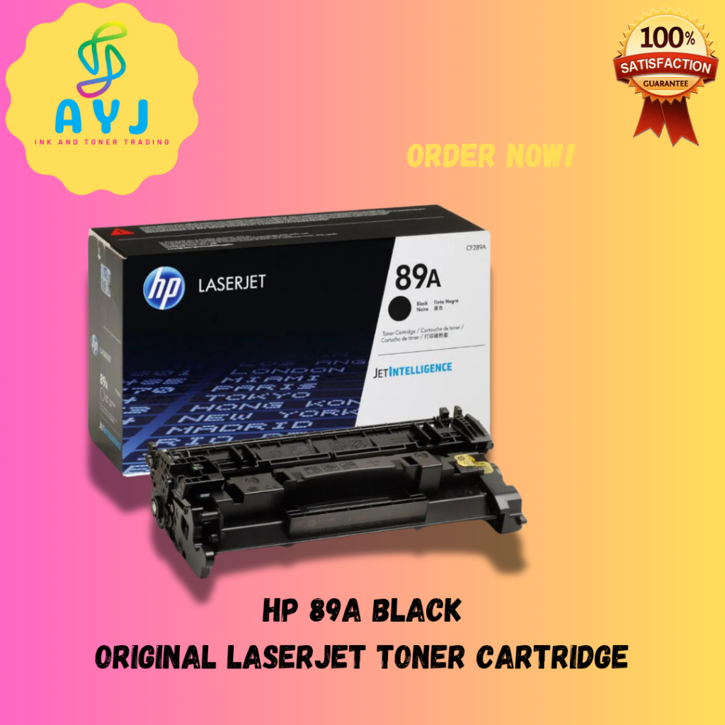 HP 89A CF289A ORIGINAL TONER CARTRIDGE | Shopee Philippines