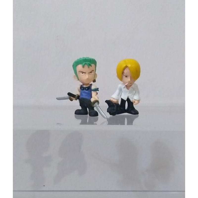 Authentic One Piece Mini Figures (Zoro & Sanji) | Shopee Philippines
