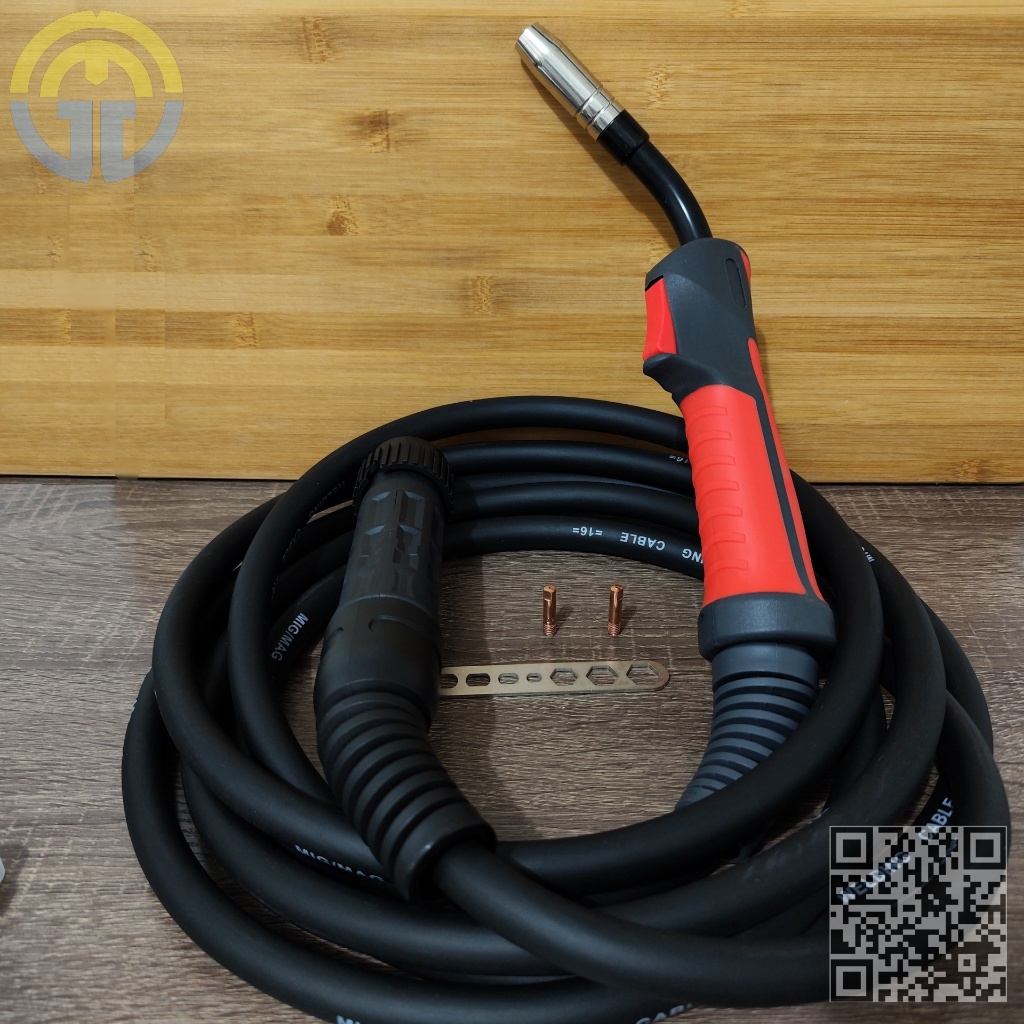 15ak 25ak 24kd 36kd Miller 180 Mig Welding Torch Set Air Cooled 5m