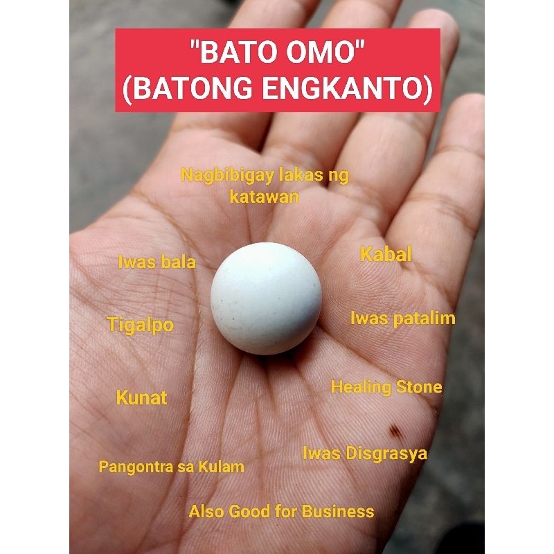 Bato Omo Stoneee with Oracion (Cave Pearl) | Shopee Philippines