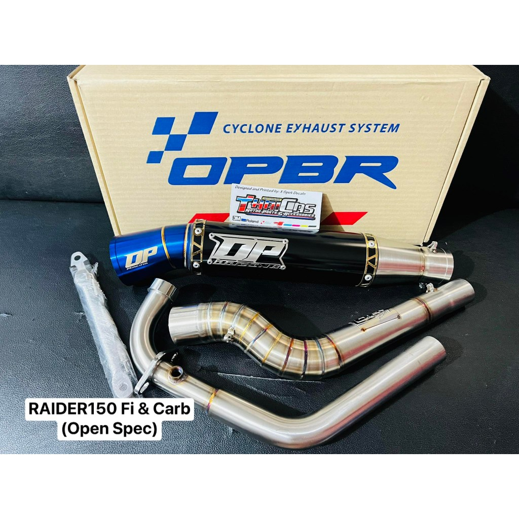OP RACING OPEN & POWER PIPE FOR MIO, NMAX/AEROX v2 v1, CLICK125/150 ...
