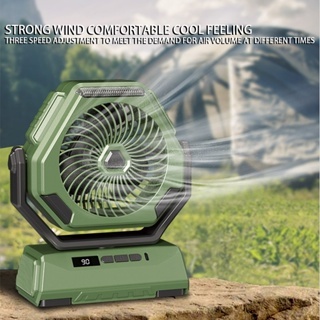 Outdoor Camping Fan 3 Acceleration Strong Wind Charger Table Fan ...