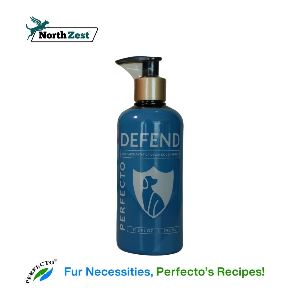 Perfecto Defend | Medicated Anti-Tick & Flea Dog Shampoo — 290 ML ...