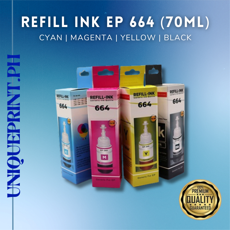 Refill Ep SON 664 CMYK Ink for Printer L120 L360 L310 L130 L210 L220 ...