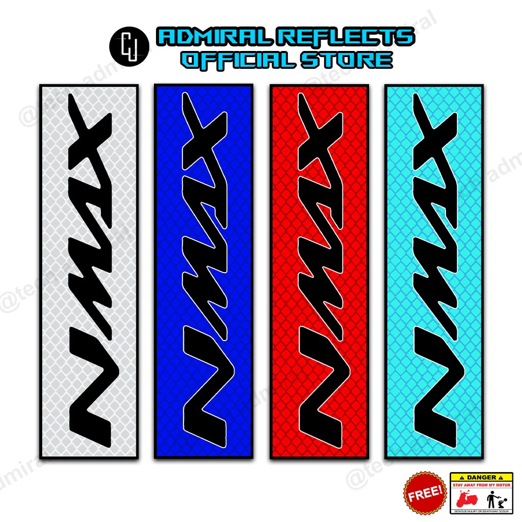 Alloy Top Box Sticker Waterproof Nmax Edition (REFLECTORIZED) | Shopee ...