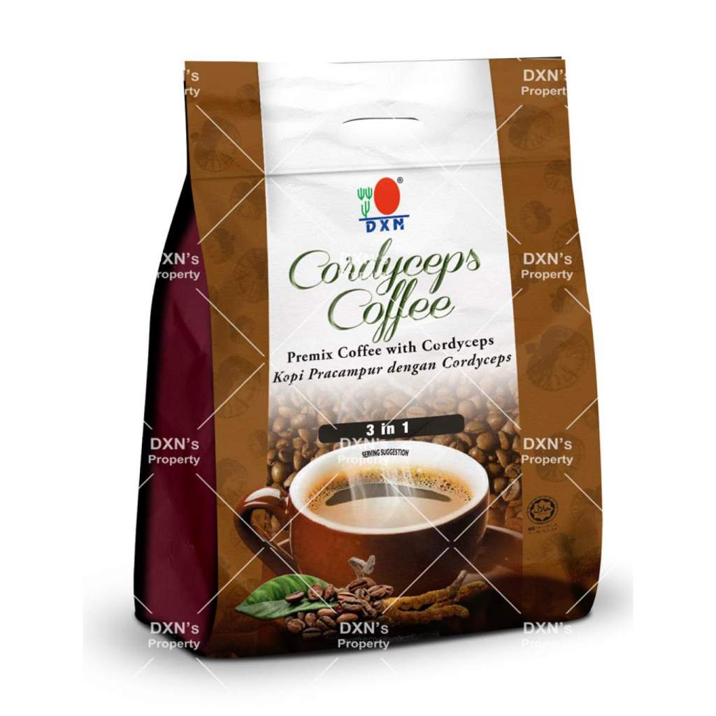 DXN Cordyceps Coffee 4 in 1 20 packs x 21g | Shopee Philippines