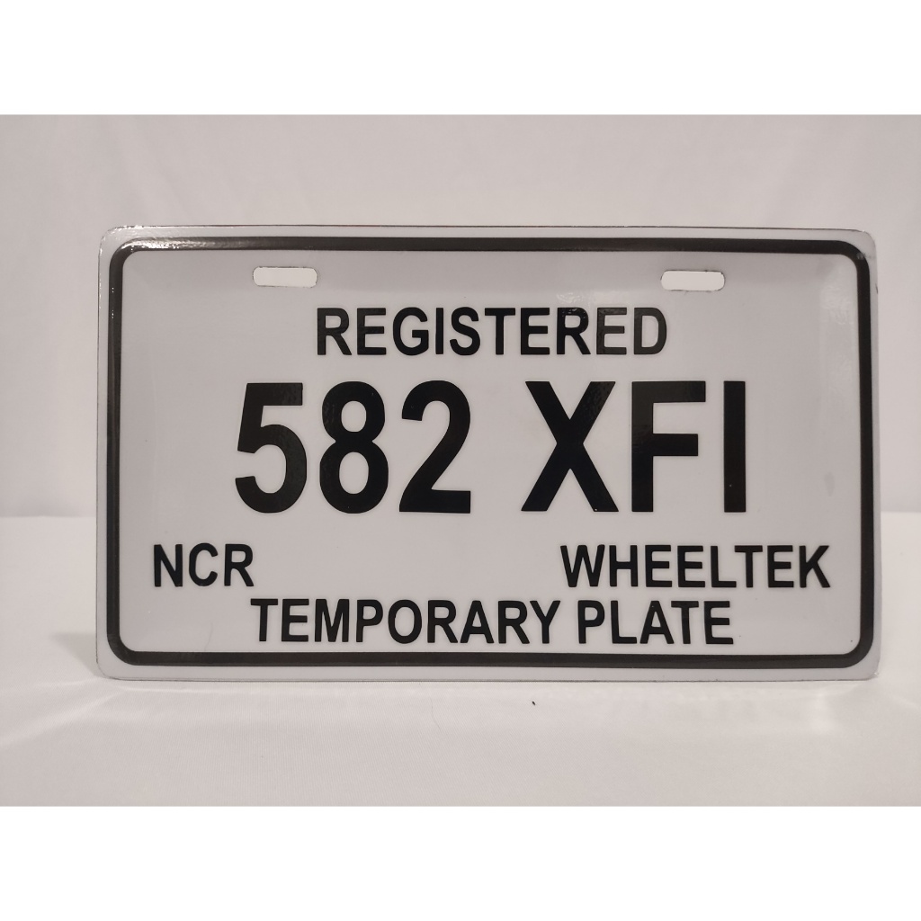NEW LTO STANDARD SIZE Temporary Plate Galvanized Metal Not Embossed ...
