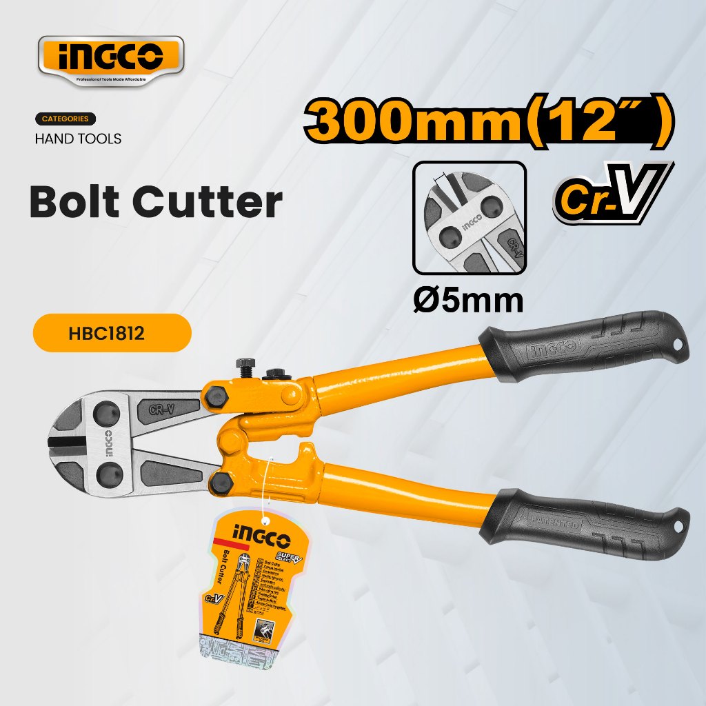 Ingco Bolt Cutter Chain Lock Breaker Wire Cutting Pliers Rebar Cutters ...
