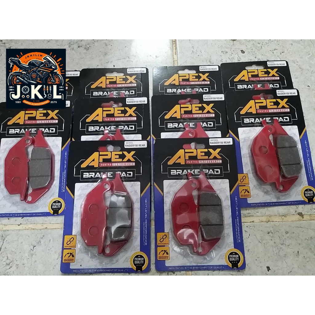 Apex Disc Break Pad for Raider 150 (carb) Rear break | Shopee Philippines