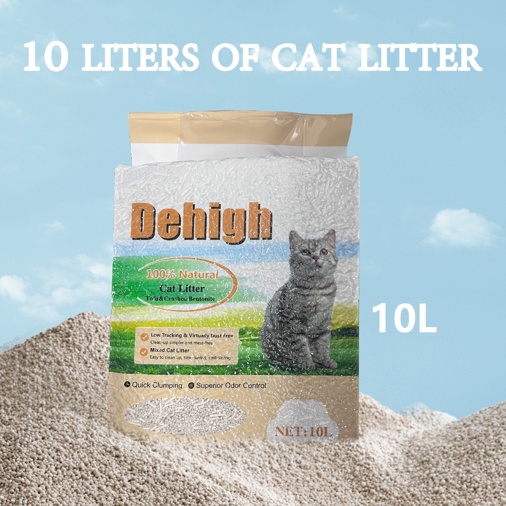 10L Cat Litter Tofu cat litter Mixed cat litter | Shopee Philippines